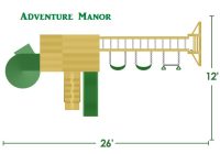 Adventure Manor Playset - Swingtime Outdoors